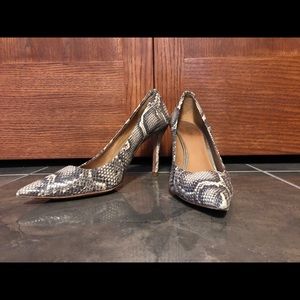 Coach | Shoes | Coach Croc Embossed Heels | Poshmark